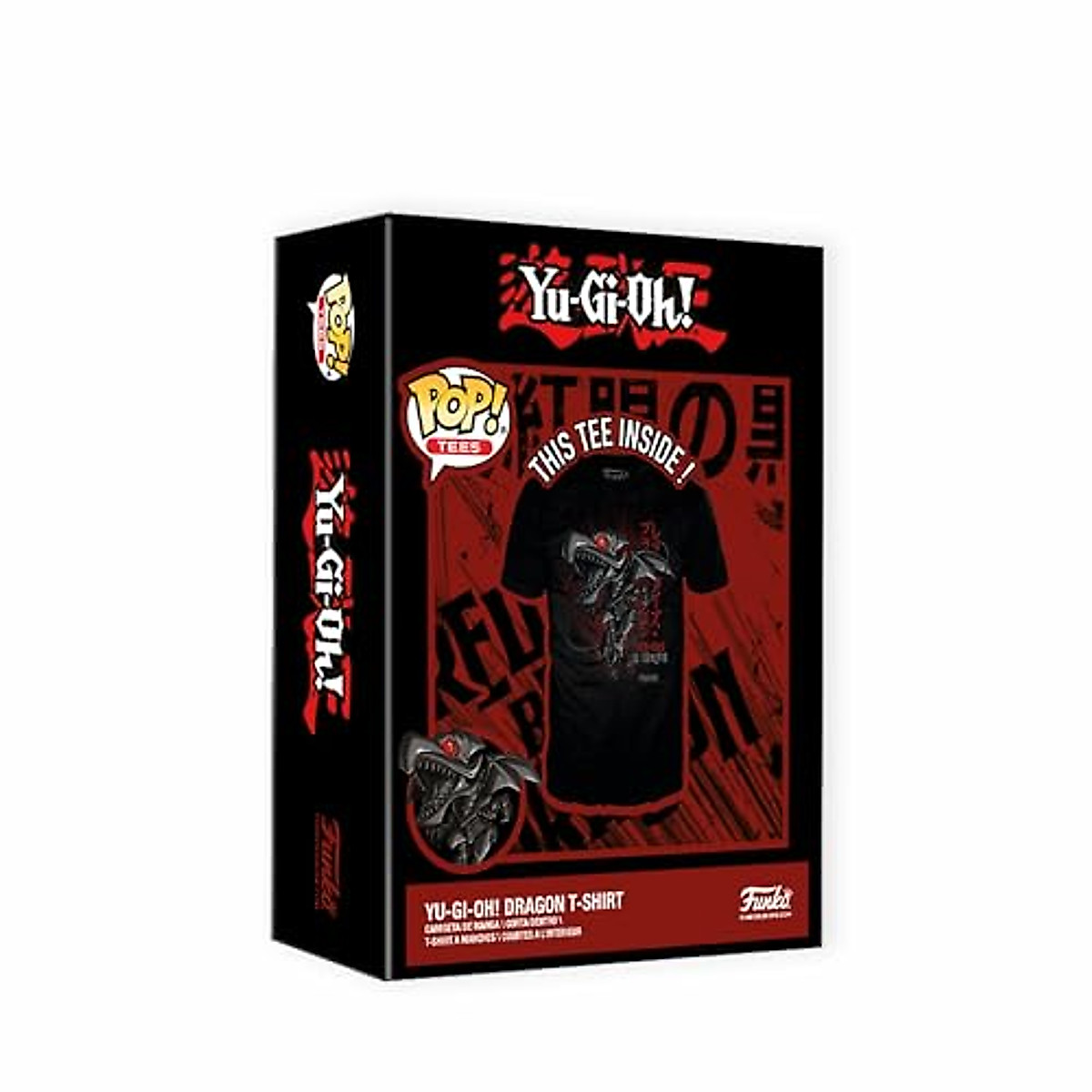 Funko Boxed Tee: Yu-Gi-Oh!- Red Eyes Blue Dragon - Extra Large - (XL) - T-Shirt - Clothes - Gift Idea - Short Sleeve Top for Adults Unisex Men and Women - Official Merchandise - Anime Fans