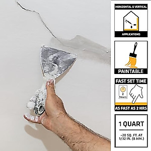 Sika - Sikacryl - Gray - Ready-Mix Concrete Patch - for Repairing spalls and Cracks in Concrete and Masonry - Textured - 1 qt