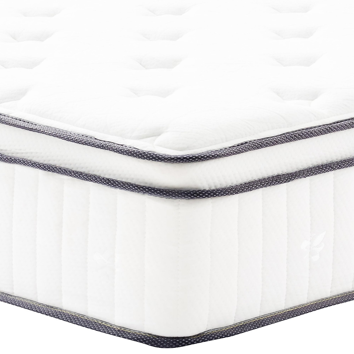 mikibama Full Size Mattress, 10 Inch Hybrid Full Mattress in a Box, Double Bed Mattress with Memory Foam and Pocket Spring,Tight Top Medium Firm Feel, 54"*75"*10"