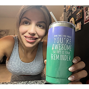 MASGALACC Inspirational Gifts for Women - Birthday Gifts, Thank You Gifts for Women, Mom, Wife, Sister, Best Friend, Her, Coworker, Employee - 20 Oz Insulated Tumbler