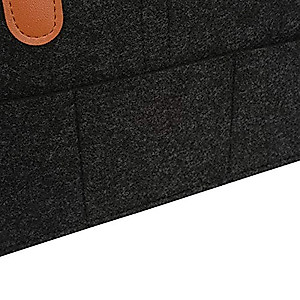 MorNon Baby Diaper Caddy Organizer Diaper Tote Portable Nursery Essentials Storage Basket Stain Resistant Large Baby Stuff Diaper Organizer Baby Gift for Newborn Boy and Girl, Dark Gray