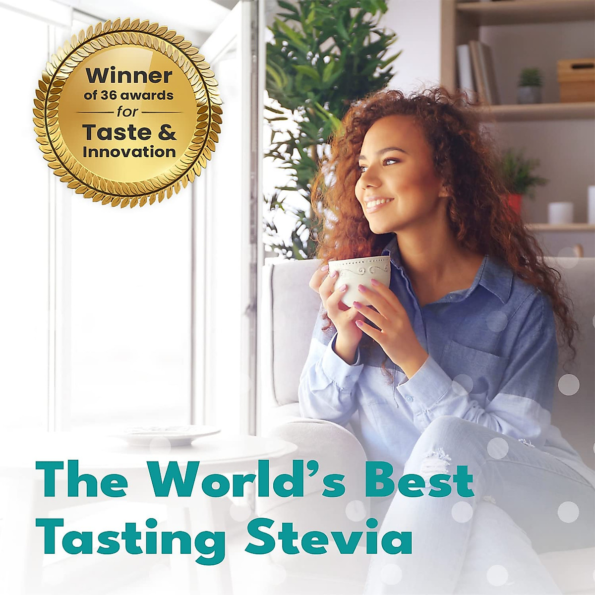 SweetLeaf Stevia Powder Shaker Jar - Zero Calorie Stevia Sweetener, No Bitter Aftertaste, Plant-Based Sugar Substitute from Keto, Non-GMO Sweet Leaf Stevia, 4 Oz Ea (Pack of 3)