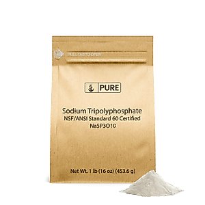 Pure Original Ingredients Sodium Tripolyphosphate (1 lb) Powerful Cleaning Agent, Water Softener, Laundry Additive