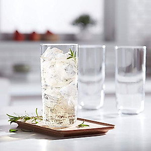 Libbey Polaris Tumbler Glasses, Axis, 17.75-ounce, Set of 8