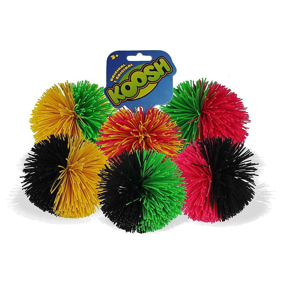 Koosh Ball Soft Active Fun Toy - 1x Random Coloured Koosh Ball