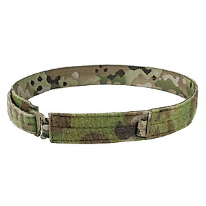 Tactical Inner Belt G Hook Underbelt Buckleless Loop Lining Battle Inner Duty Belt for Mens Waist EDC Gear (Multicam, Medium(31"-40"))