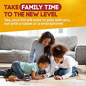 kipod Wooden Art Tracing Projector Drawing Kit for Kids with Washi Tape Wall Decor Stickers. Draw, Project and Trace DIY GrafiTape Toy. Cool Art and Craft Gift Ideas for Girls and Boys Ages 6-12