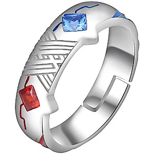 Shopular Anime 02 Zero Two Fashion Rings Silver Ring Adjustable Cosplay Props Jewelry Gift New