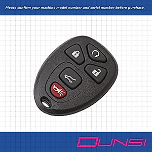 OCESTORE OUC60221 Car Key Fob Keyless Control Entry Remote OUC60270 4 Button Vehicles Replacement Compatible with 15857840 5913427 20869057