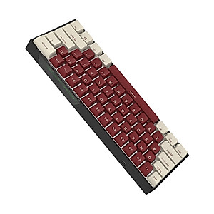 FIRSTBLOOD ONLY GAME. K610T 60% 2.4G Wireless/Bluetooth 5.0/USB Wired Triple Mode Mechanical Keyboard, 61 Keys Compact Gaming Keyboard with Programmable Software, White Backlit, Brown Switch
