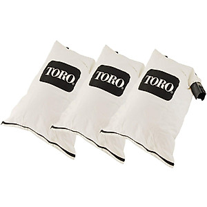 Pack of 3 Genuine OEM Toro 137-2336 Blower/Vacuum Bags (Replaces 127-7040)