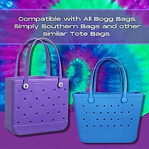 FRESHe BOGLETS - Phone Holder Charm Accessory Compatible with Bogg Bags - Keep Your Phone Handy with Your Tote Bag - Made in The USA (Black)