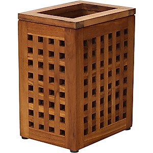 AquaTeak Grate Waste Basket