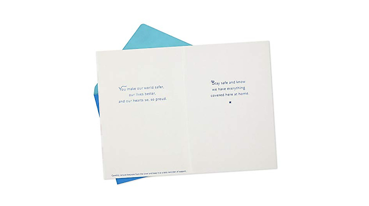 Hallmark Military Deployment Card (Wherever You Go Removable Keepsake ...