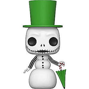 POP Disney: The Nightmare Before Christmas - Snowman Jack Funko Vinyl Figure (Bundled with Compatible Box Protector Case)