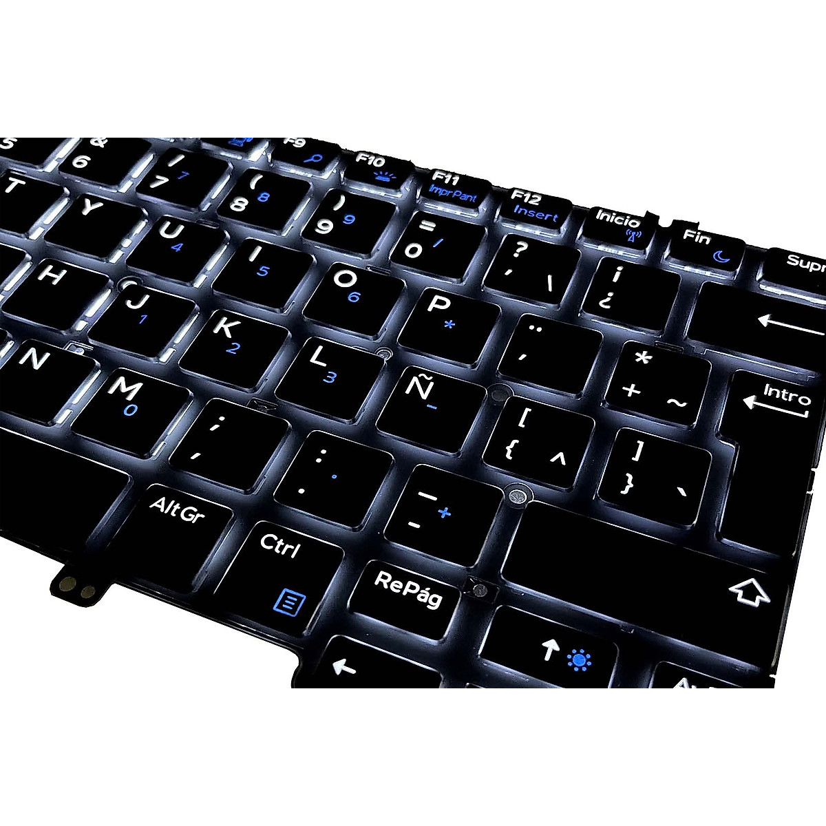 KbsPro Backlit Teclado Latin Spanish Keyboard for Dell Latitude 7280 7290 7380 7389 7390 5280 5289 5290 0W6T39 Laptop Backlight