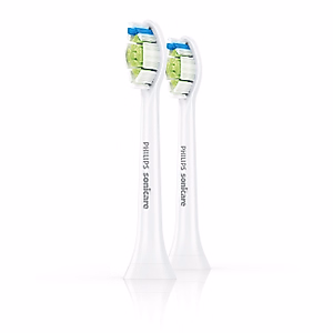 Philips Sonicare Genuine DiamondClean replacement toothbrush heads, HX6062/64, White 2-pk