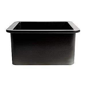 ALFI brand ABF1818S-BM Kitchen Sink, Black Matte
