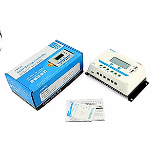 EPEVER 60A Solar Charge Controller 12V/24V, 60 amp Solar Regulator with Load Timer, Max 720W/12V, 1440W/24V Input, Dual USB 5V, fit for Lead-Acid Batteries