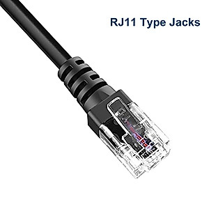 Radar Detector Cable, with USB to RJ11 Plug,for Escort Valentine One Uniden Beltronics Cobra Radar Detector,Replacement Power Cable for Radar Detectors(RJ11-6.56ft)