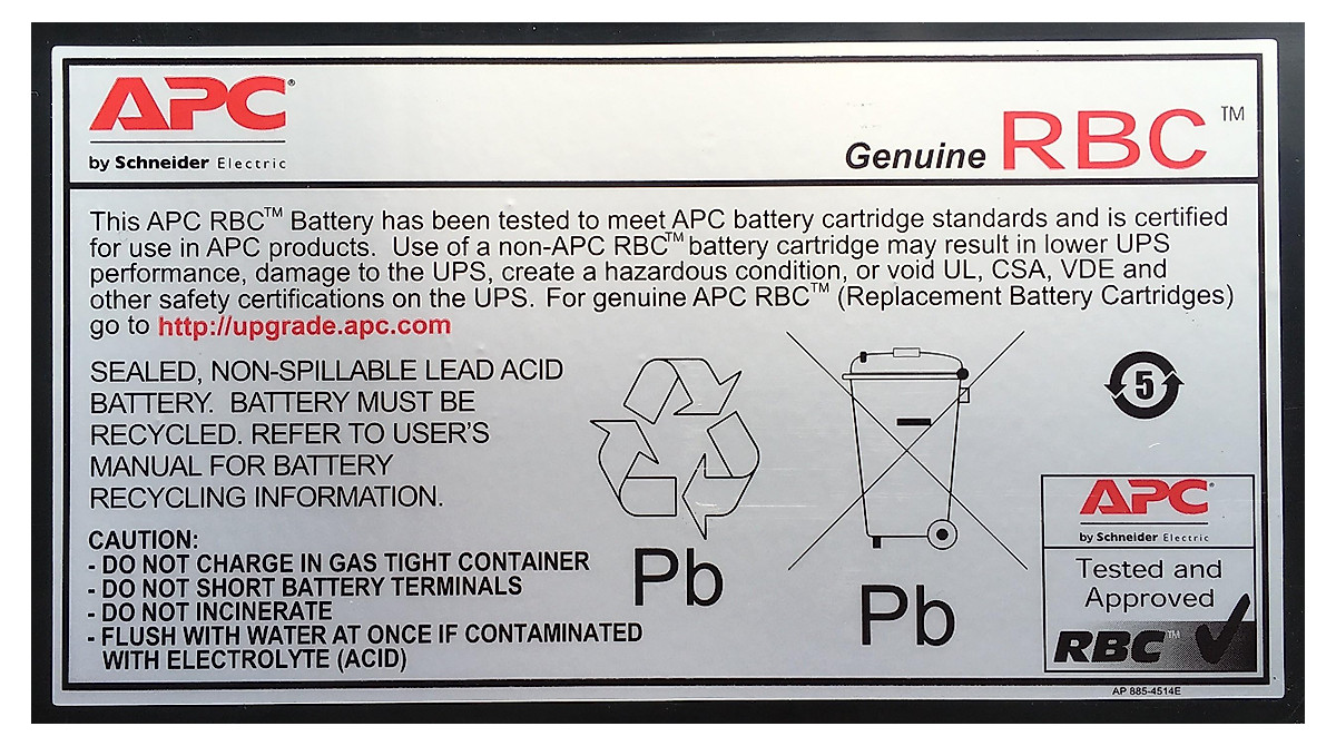 APC UPS Battery Replacement APCRBC140 for Smart-UPS Models | Reliable Power