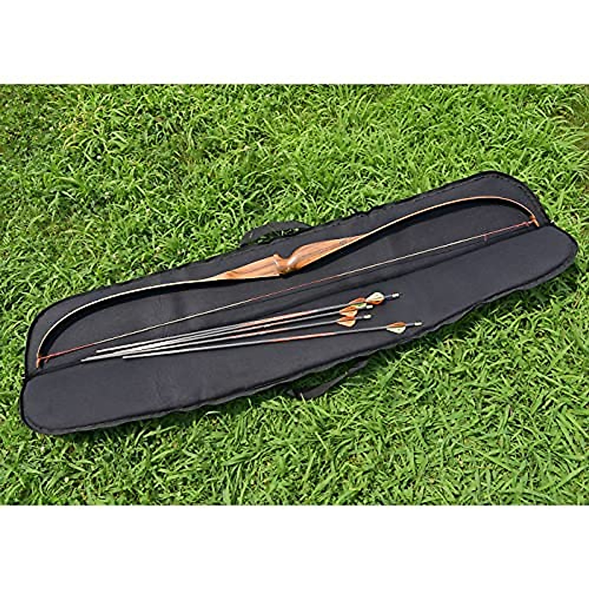 UNIVERSE ARCHERY Cordura Recurve Bow Bag | Heavy Duty Hunting Long Bow Case | Arrow & Bow Cordura Case | Archery Lightweight Recurve Bow Bag with Pocket (72 Inches)