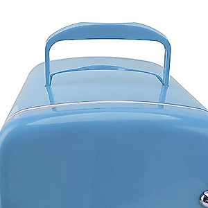 Ozgkee Mini Fridge 4L Portable Cooler Warmer Personal Refrigerator Includes DC12V Car Plug for Skin Care Beverage AC100‑240V (US Plug)