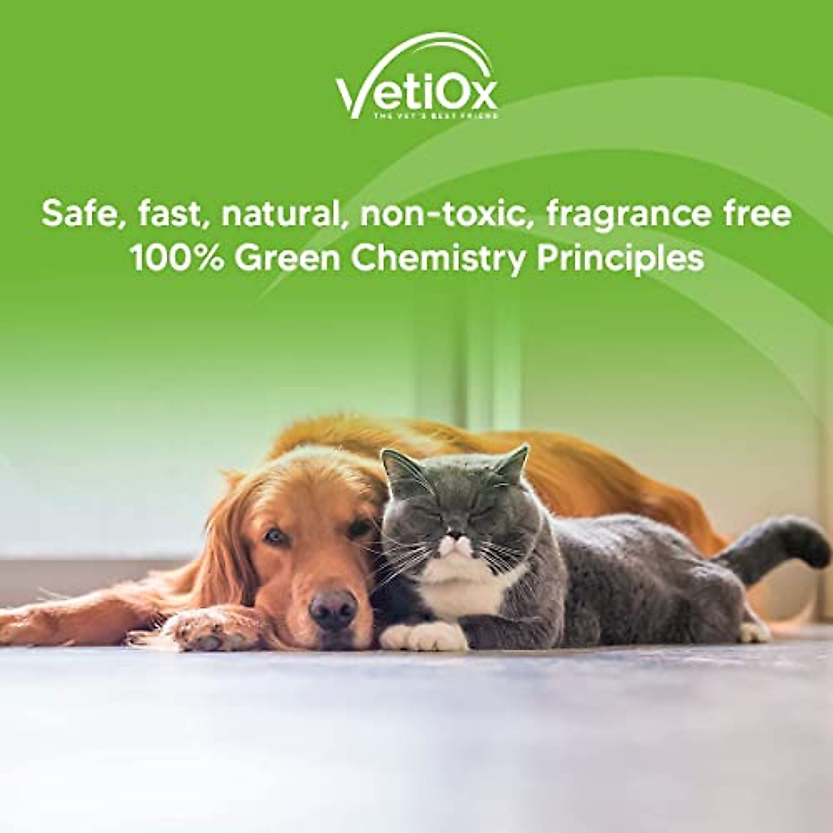 VetiOx Pet Odor Eliminator, Veterinarian Strength Dog and Cat Deodorizer, 16 oz Trigger Spray Bottle