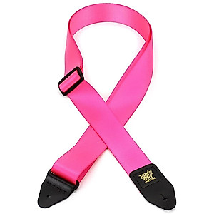 Ernie Ball Premium Guitar Strap, Neon Pink (P05321)
