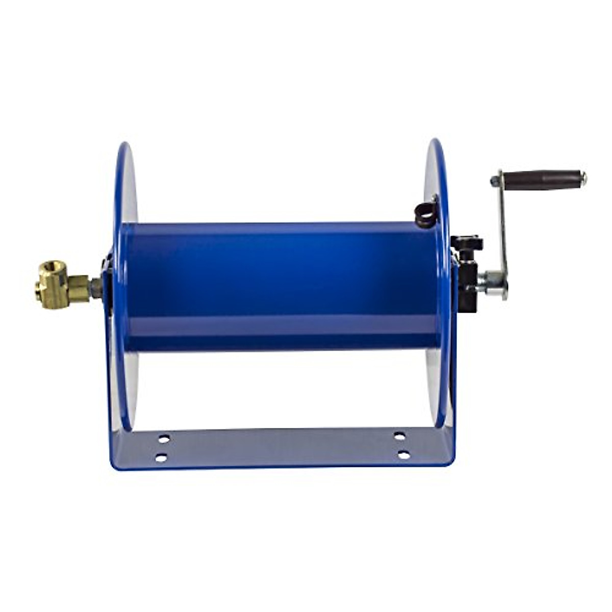 Coxreels 112-3-100 Hand Crank Hose Reel | Spool for Coiling Hoses and Cables | Rotating Storage Reel with Hand Crank | Steel Hose Reel | Fits 3/8'' x 100' Hose | 12” x 18.25” x 13”