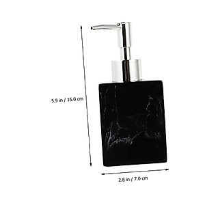 LIFKICH Bottled Shower Gel Bottle Marble Soap Dispenser Makeup Sample Bottles Soap Pump Bottle Lotion Soap Dispenser Foam Pump Bottle Storage Bottle Resin Soap Bottle Simple