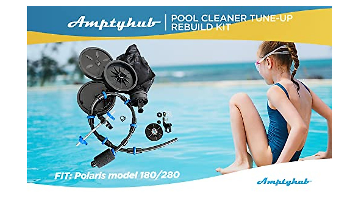 Pool Cleaner Rebuild Kit for Zodiac Polaris Black Max 280 | Easy Install