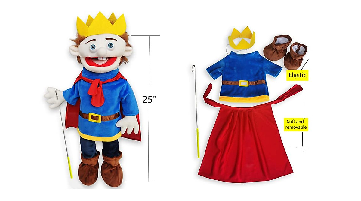 Rodayna 25" Prince Puppet - Perfect for Kids & Adults