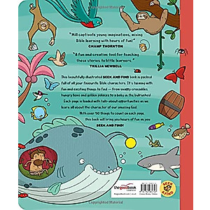 Seek and Find: Old Testament Bible Stories: With over 450 things to find and count! (Fun interactive Christian book to gift kids ages 2-5)