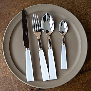 Sabre Natura 5-Piece Flatware Set White