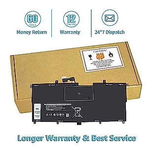 Bovekeey 46Wh NNF1C Battery HMPFH for Dell XPS 13 13-9365 2-in-1 P71G D1605TS D1805TS D2805TS D3605TS D3805TS D4605TS P71G001 NNFIC 0NNF1C 0HMPFH 7.6V 4-Cell Laptop Power Supply