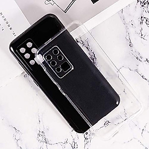 AQGG for Oukitel C21 [6.40"] Case, Soft Silicone Bumper Shell Transparent Flexible Rubber Phone Protective Cases TPU Cover for Oukitel C21 -Girl