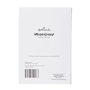 Hallmark Mahogany Wedding Card (Gold Heart), Gold Lettering (0299RZD2062)