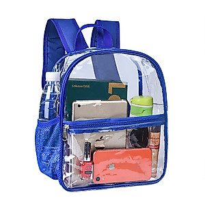 USPECLARE Clear Backpack for Stadium Approved 12×6×12, Water proof Clear Bag for Stadium Events and Concert Work Sport Event