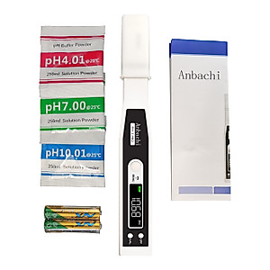 PH Meter acidometer ph Tester high Precision pH Temperature 2in1
