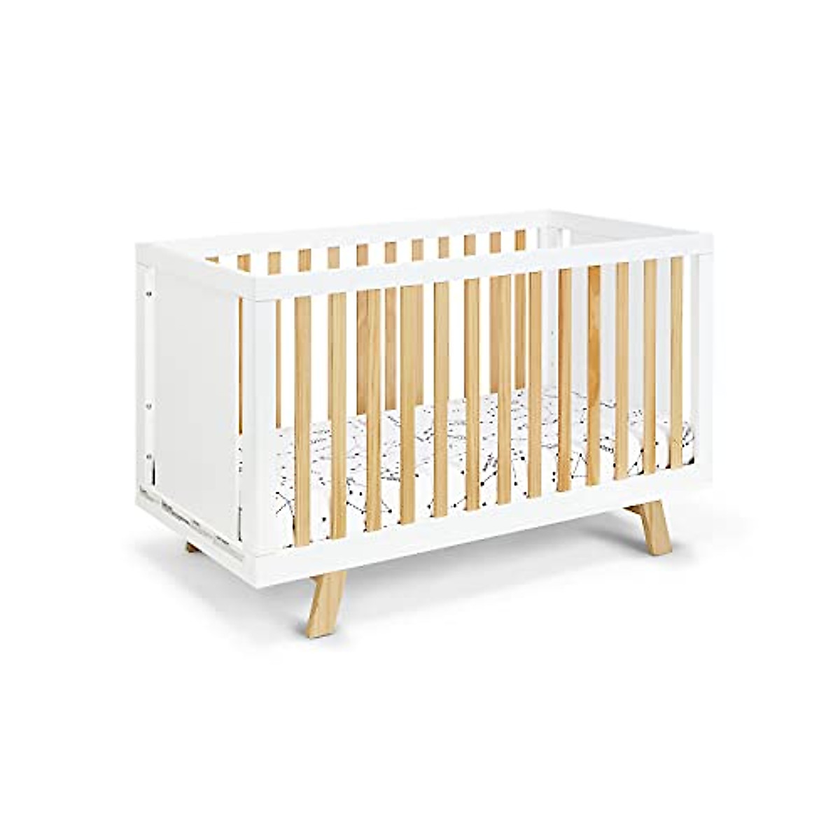 Suite Bebe Livia Convertible Crib in White & Natural