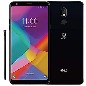 LG Stylo 5+ Plus (32GB, 3GB RAM) 6.2" FHD+, Snapdragon 450, 4G LTE GSM AT&T Unlocked (T-Mobile, Metro) US Warranty LM-Q720AM (Aurora Black) (Renewed)