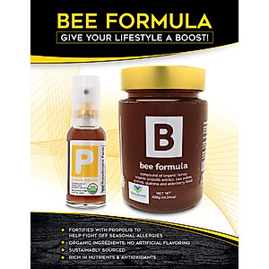 VITASUPPORTMD Superfood Organic Honey Fortified with Propolis - Aide with Immune Support, Energize Your Mind & Body with Bee Pollen, Vitamin C, Guarana, & Elderberry Bee Formula