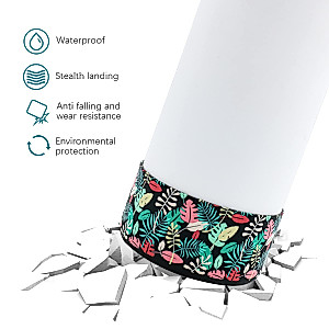 HEYSKAY Protective Silicone Boot for 32oz 40oz Hydro Flask Wide Mouth Water Bottle Bottom Protector Base and Other Brand Water Bottles with Bottom Diameter 3.56inch Water Bottle Accessories