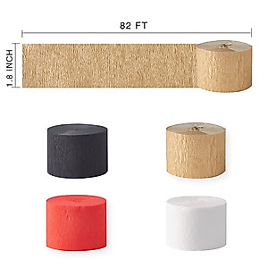 HDO Purple Party Streamers, 8 Rolls 656 FT Crepe Paper Kit, White Purple Gradient Streamer Decoration for Birthday Anniversary Baby Shower Wedding Lavender Decorations, 1.8 Inch x 82 Ft/Roll