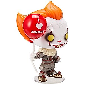Funko Pop! Movies: It 2 - Pennywise with Balloon, Multicolor, us one-Size