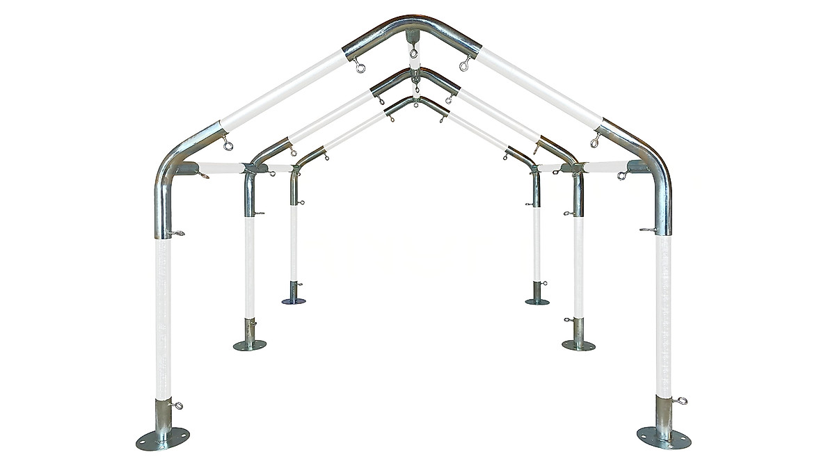 Cowboy Canopy 20' x 20' High Peak Carport Kit