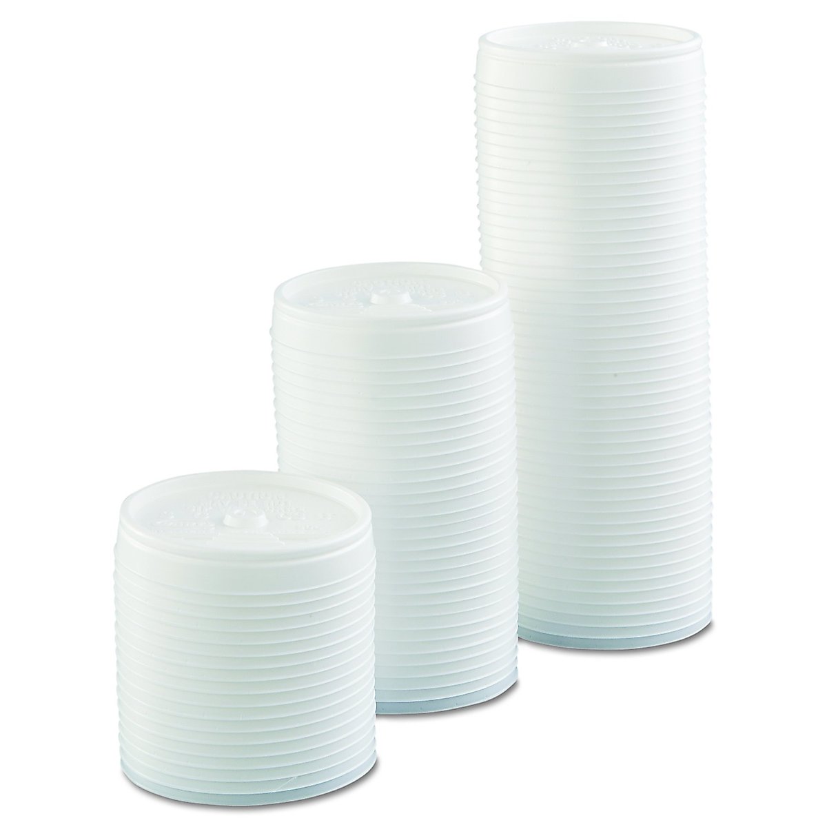 Dart 8UL White Sip Thru Lid (Case of 1000)