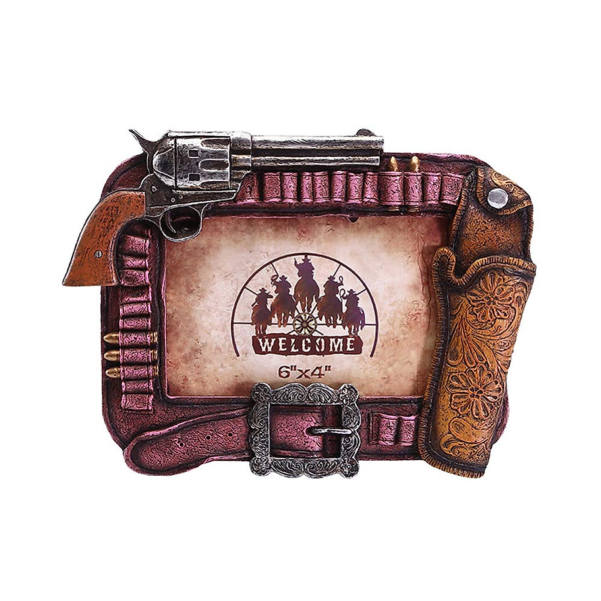 Rustic Resin Antler Photo Frame 8x10 Retro Western Room Decor Farmhouse Picture Frames Hunting Decor Lodge Decor Great Gift Wild Western, Cowboy, Bar, Hunting, Outdoor Culture