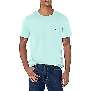 Nautica Men's J-Class T-Shirt, Reel Aqua, Large